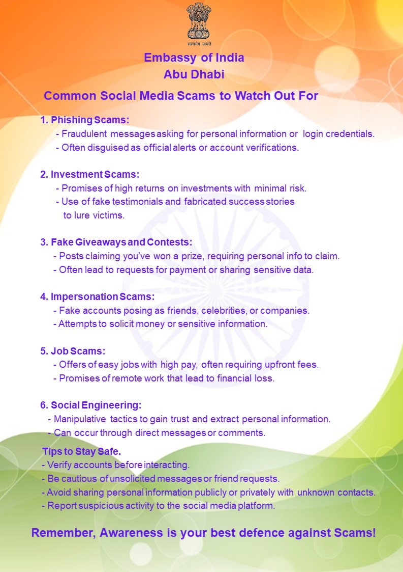 Embassy of India, Abu Dhabi, U.A.E.